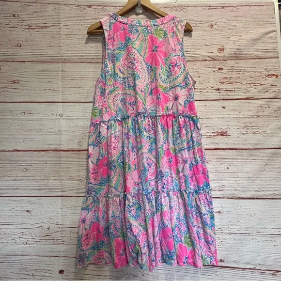 Lilly Pulitzer | Dresses | Lilly Pulitzer Lorina Tiered Swing Dress In ...